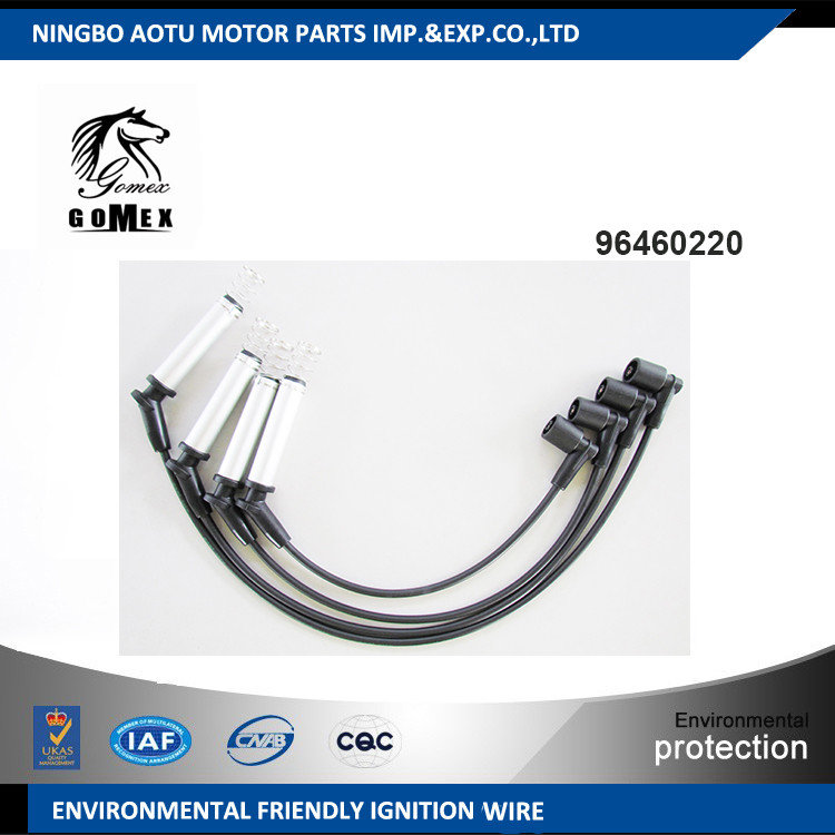 High voltage silicone Ignition wire set, ignition cable kit, spark plug wire 96460220 for CHEVROLET