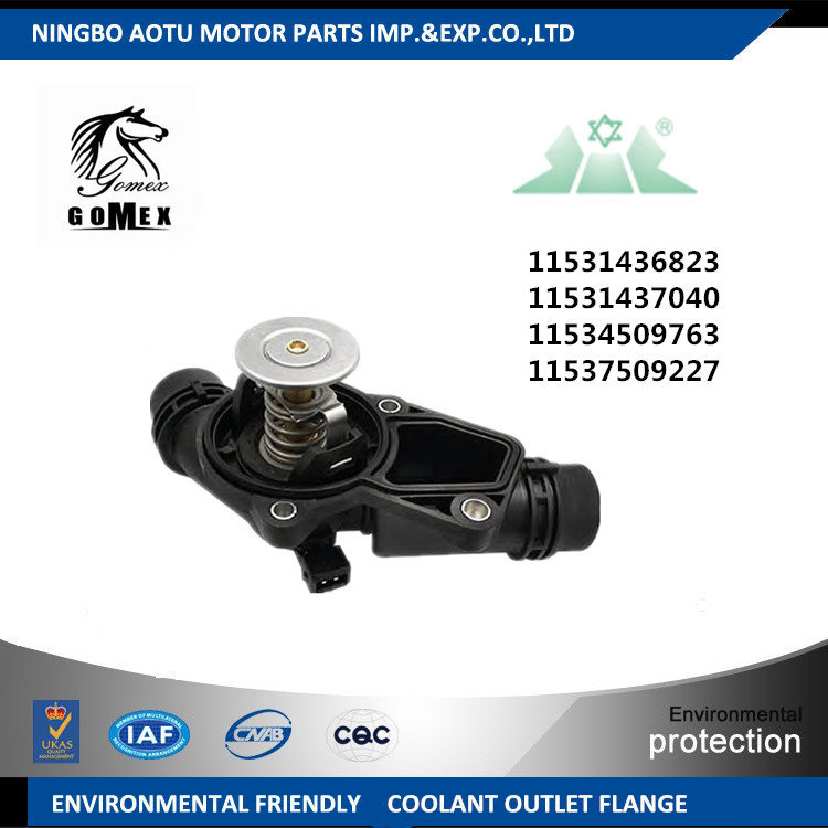 Coolant Outlet Flange Thermostat Housing Assembly 11531436823 11531437040 11534509763 11537509227 SWT-B020 for BMW