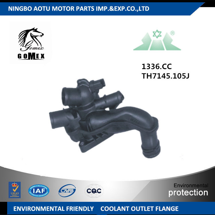 Coolant Outlet Flange Thermostat Housing Assembly 1336.CC TH7145.105J for PEUGEOT CITROEN