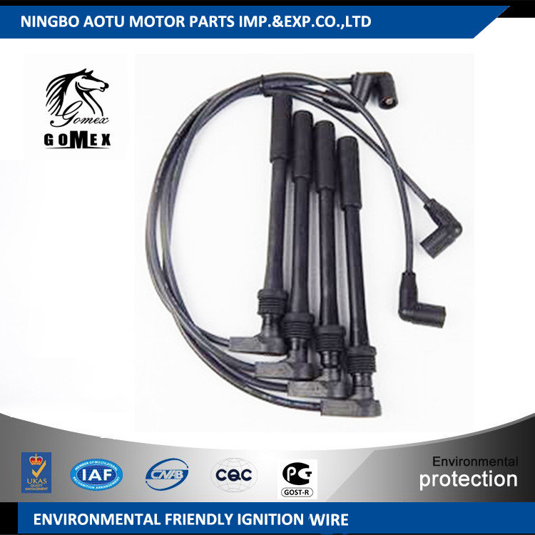 High voltage silicone Ignition wire set ignition cable kit spark plug wire S12-3707130BA for CHERY QQ