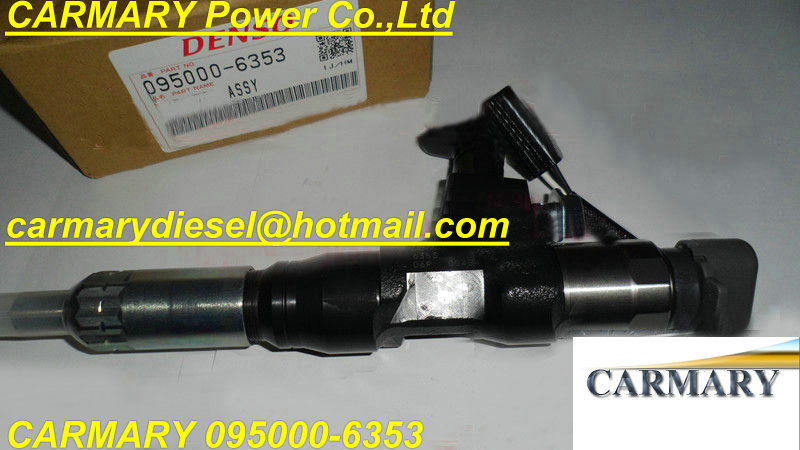 Denso common rail injector 095000-6353 095000-6352 for KOBELCO SK200-8 SK260-8