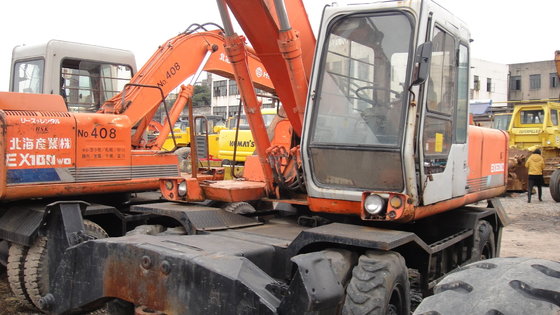 Wheel excavator EX160WD hitachi ,also EX100WD,EX200WD.EX210W japan wheel excavator supplier