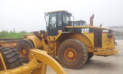 Good engine 980G cat  loader,also 966D, 966E,966G,950E,980C japan loader supplier