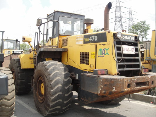Japan wheel loader  WA470-3 komatsu,used loader WA380-6,WA380-3,WA320,WA400 supplier