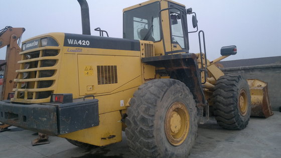 Japan komatsu loader WA420-3,also used loader WA380-6,WA380-3,WA320,WA400-1 supplier