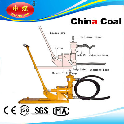Mine hand operate grouting pump for Padding, reinforced