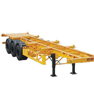 Skeleton container semitrailer