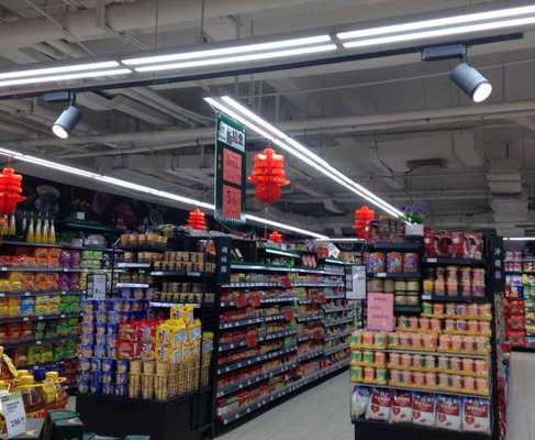Flat Slim 150cm Commercial LED Linear Lamps Linkable 50W Epistar Chip