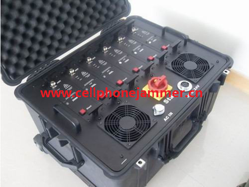 Portable Multi Band High Power VHF UHF Jammer for Military and VIP Vehicle Convoy Protection