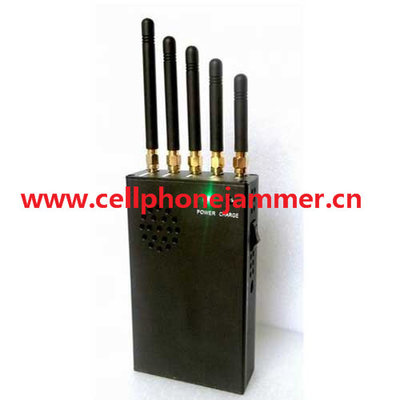 3W Portable 3G Cell Phone Jammer & 4G Jammer (4G LTE + 4G Wimax)