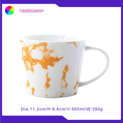Vogue Widemouthed Large Ceramic Coffee Mugs Custom Printing Logo