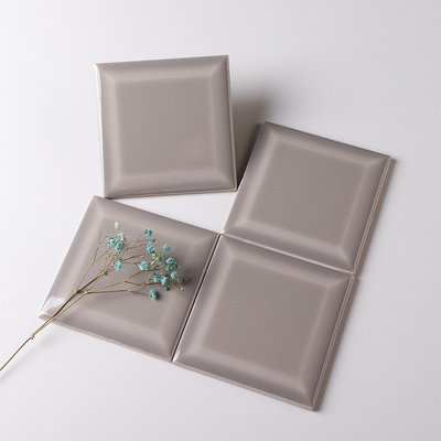 De Tegels Antikras van de Drak Grijze 10 X 10 Ceramische Muur voor Badkamersdecoratie