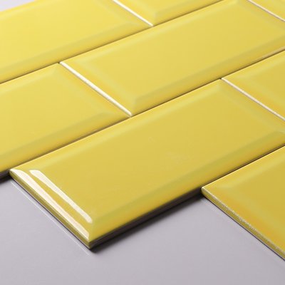 10 x 20 Moderne Tegels van de Keukenmuur voor de Gele Kleur van Keukenbacksplashes