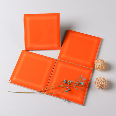 De Muurtegels 10x10, Decoratieve Keramische tegel 4x4 van de zon Oranje Moderne Keuken