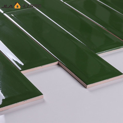 Verglaasde Groene Tegel 3 van de Metromuur Slijtvaste de Badkamersdecoratie van“ X12“