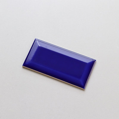 Tegels 75mm X 150mm van de schat Blauwe Kleurrijke Muur Afgeschuinde Rand 7mm Dikte