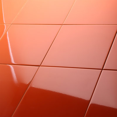 200x200 de oranje Ceramische Muur betegelt Opgepoetst Zuurvast eindigt voor Badkamerss