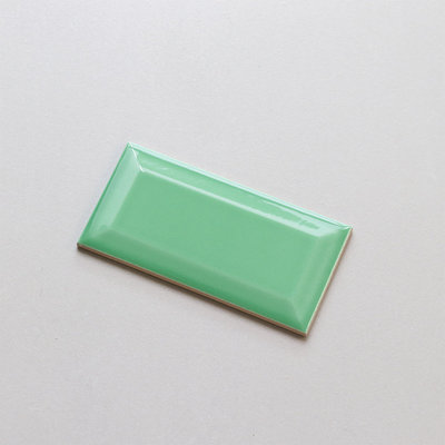 Van de de Tegels3x6 Duim van de jade de Groene Kleurrijke Muur Vlotte Glans voor Keukens/Badkamerss