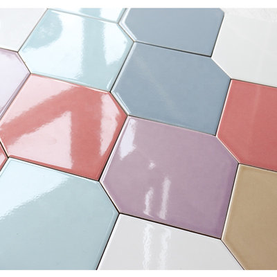 De ruitvorm verglaasde de Ceramische Decoratieve Buitentegels van de Muurtegel 150x150
