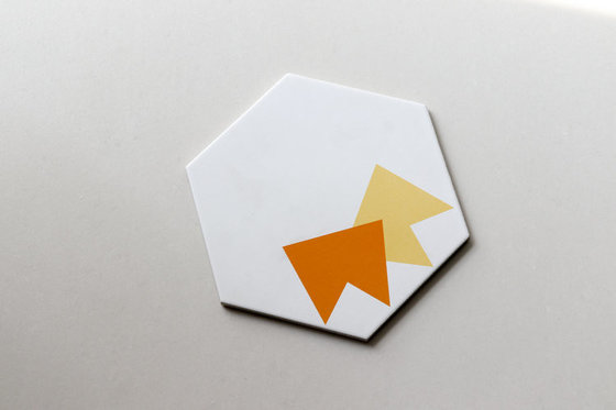 Vlotte van het de Tegelporselein van het Glans Ceramische Hexagon Mozaïek Hexagon Tegel 8“ X 9,2“