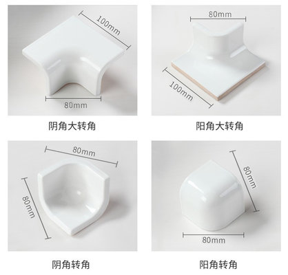 Van de de Rand de Ceramische Muur van de badkamershoek van de de Tegelsversiering Ceramische Decoratieve Rand