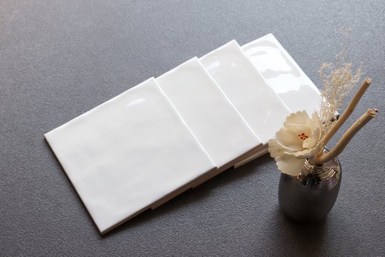 Van de de Metromuur van de huis de Decoratieve Keuken Backsplash Verglaasde Tegels 15*15 cm in Witte gemaakte hand -