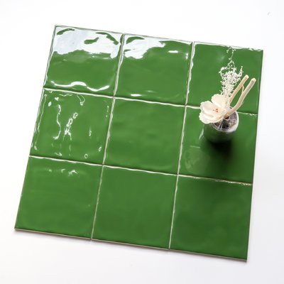Van de de Metromuur van de huis de Decoratieve Keuken Backsplash Verglaasde Tegels 15*15 cm in Witte gemaakte hand -