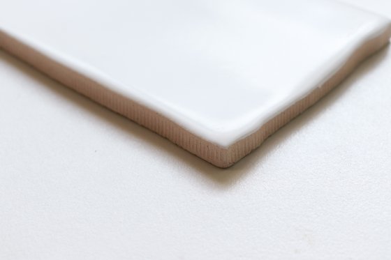 75x150mm Ongelijke Witte en Zwarte Metrotegels voor Metro van de Koffiewinkel Tegel