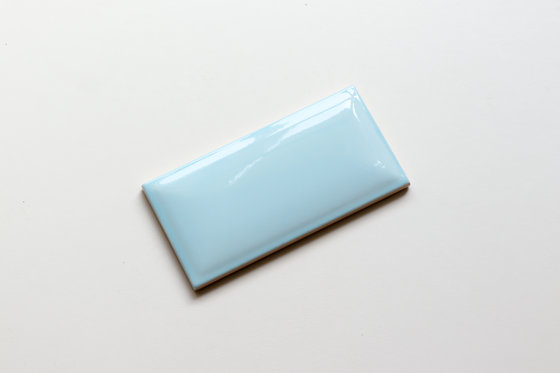 Van de de Metromuur van huisdecor Verglaasde Skyblue Tegel 7.5x15cm met Broodvorm