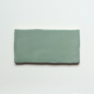 3x6 van het Decorjade green irregular edge wave van de duimmuur de Tegels van de de Randmetro