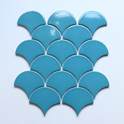 295X335mm de Groene van de de Vormkeuken van de Kleurenventilator Tegels van het het Decormozaïek Binnenlandse