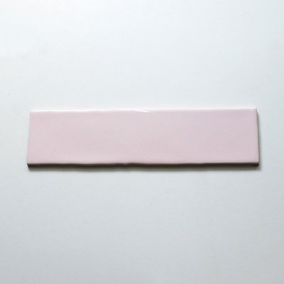 Glanzende Verglaasde Onregelmatige Roze Ceramische de Muurtegel van de Rand Binnendecoratie