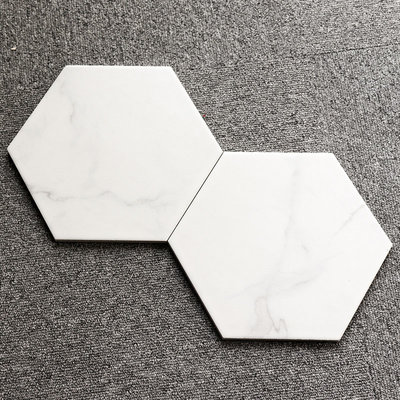 De Decoratie Jazz White Hexagon Floor Tiles van de koffiewinkel