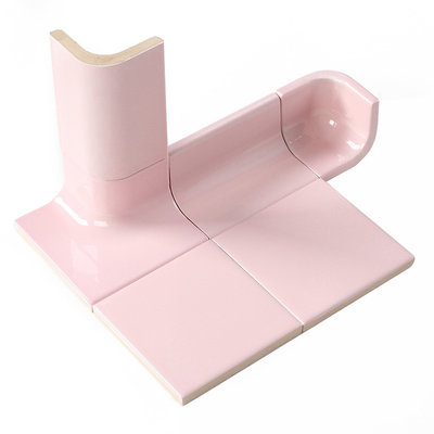 De Taille van het huisdecor - de Tegel Roze Kleur van de Lijn Ceramische Grens