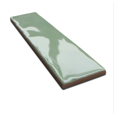 van de het Porseleinslaapkamer/Woonkamer van 2x8 Inches/50x200mm Lichte Appelgroene Metrotegel