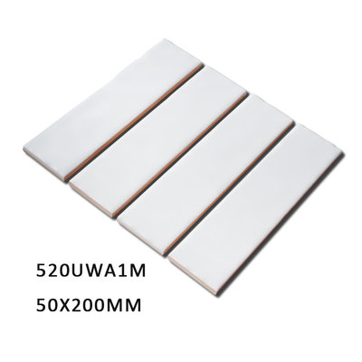 50x200mm/2x8 duim Witte Openlucht of Badkamers/Slaapkamer/Tegel van de Keuken de Decoratieve Ceramische Muur
