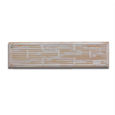 5x20cm/2x8 duim Zwart-witte 3d Ceramische Metro/Metromuur/Plafondtegel