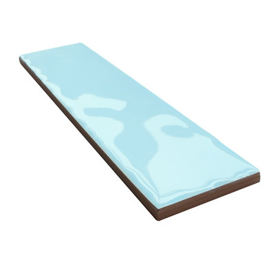 5x20cm/2x8 Tegels van de de Metromuur van de duim 3d Lichte Hemel Blauwe Ceramische voor Hotel Decoraction