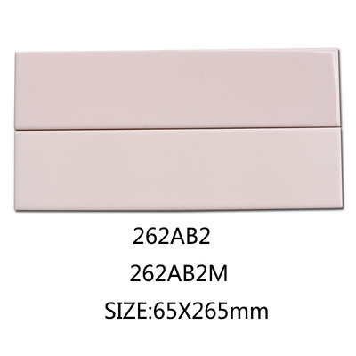 Zuivere de Vloertegels van het Kleuren Roze Commerciële Restaurant en Muurtegels met Grootte 65x265mm