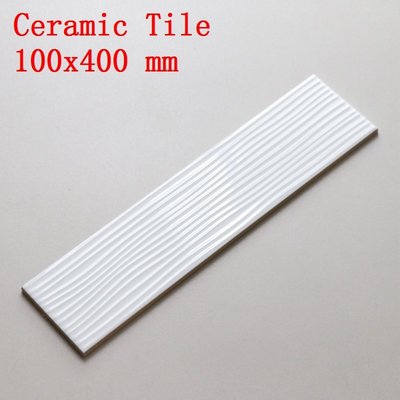 Van de de Tegel Witte Kleur van de balkonmuur Buiten de Muurtegels met Grootte 100x400mm