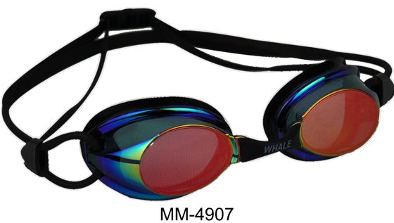 Niebla anti duplicada negro amplio de las gafas profesionales de la natación y protección ULTRAVIOLETA