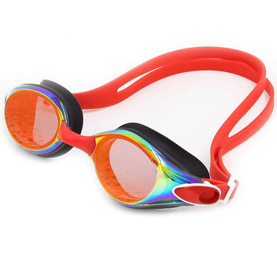 Gafas competitivas de la nadada de las gafas del equipo de natación con anti - lente y Nosebridge de la niebla