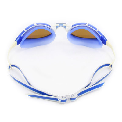 ULTRAVIOLETA proteja competir con gafas de la natación con la falda de Slicone y las lentes polarizados de la correa