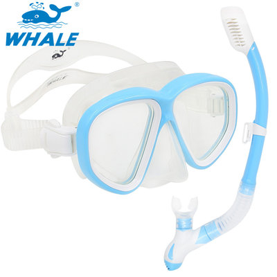Sea Commercial Diving Equipment Mask Snorkel Set Tempered Glasses
