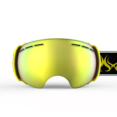 Gafas de encargo profesionales de la snowboard de la lente del espejo de las gafas del esquí para el adulto