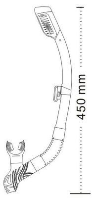 El CE certificó el tubo respirador seco en el silicón líquido negro, tubo Bendable de la PU para el adulto