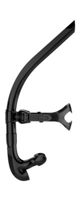 PU negra y roja adulta que nada Snorkle con la boquilla del silicón para el entrenamiento del nadador