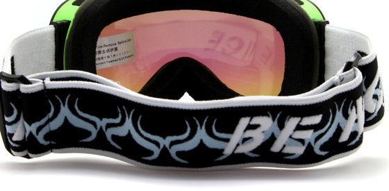 Gafas antis de la nieve de la niebla de las gafas adultas Frameless de encargo del esquí en lente externa de REVO