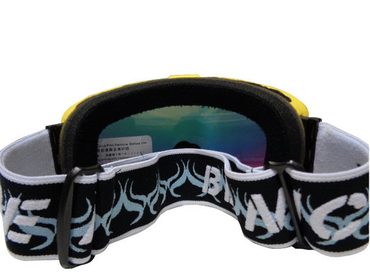 Gafas antis de la nieve de la niebla de las señoras coloridas de encargo con las lentes permutables