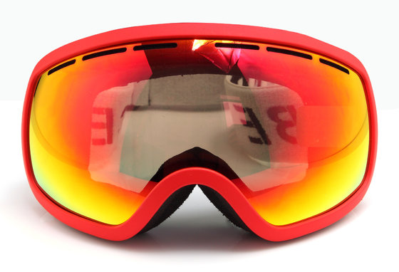 Gafas antis de la nieve de la niebla del marco ULTRAVIOLETA de la protección TPU, gafas del esquí para los adultos